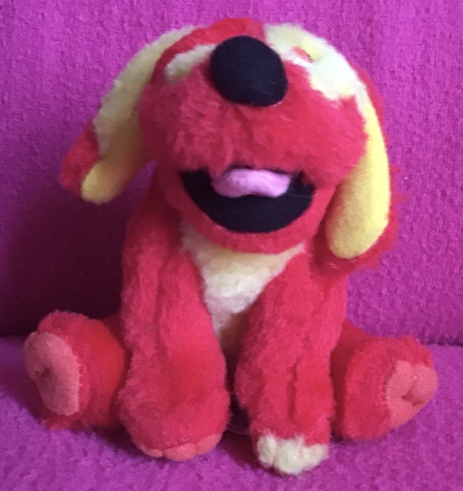 Hasbro Tweenies Doodles Red Yellow Dog Soft Plush Toy Tiny 3.5 ...
