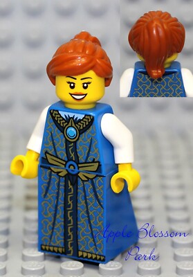 NEW Lego Blue Dress FEMALE MINIFIG - Castle Kingdom Princess Skirt ...