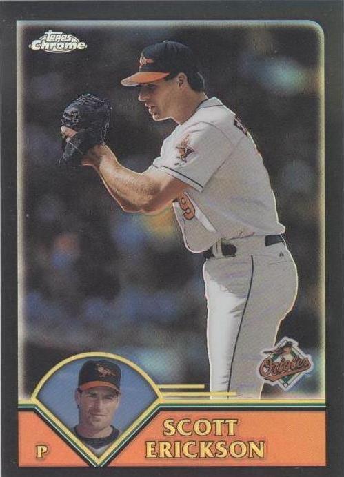 2003 Topps Chrome - Scott Erickson #299 Black Refractor /199 for sale ...