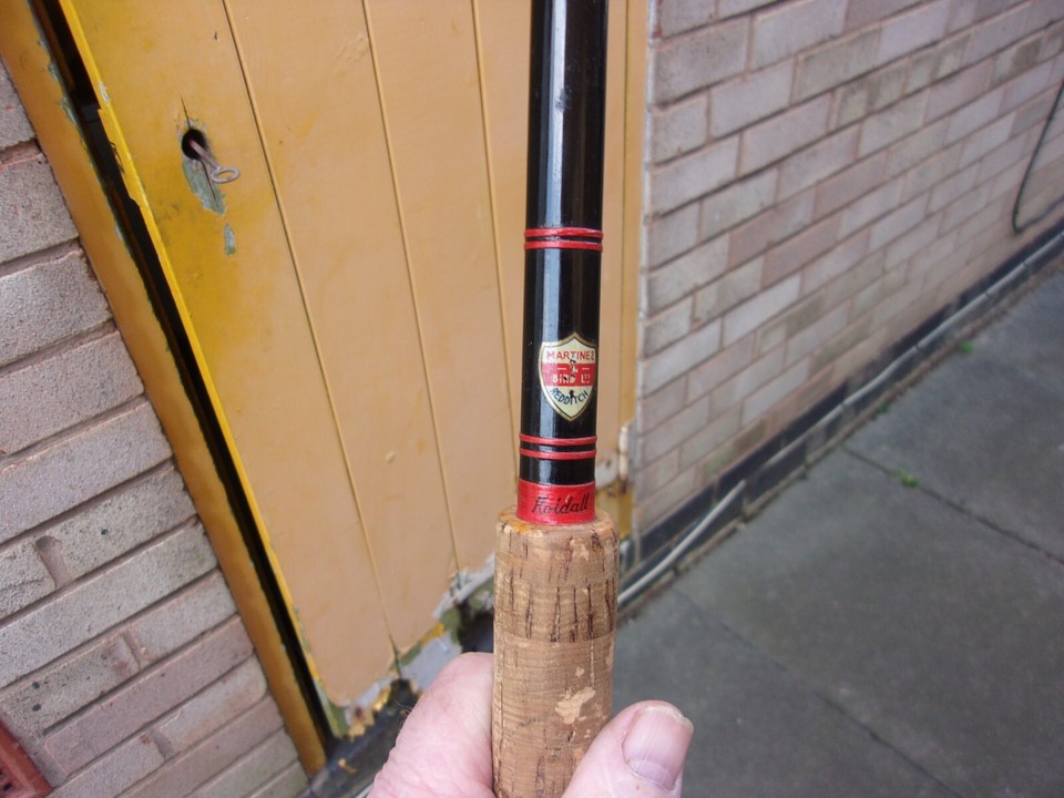 Milbro Vintage 12ft LEDGERING ROD TWICE STEPPED DOWM WIT SPIT CANE TIP ...