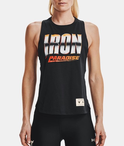 Under Armour Women's Project Rock Iron Tank Top 1361065-001 NWT XS | eBay