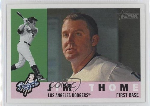 2009 Topps Heritage Jim Thome #650 HOF | eBay