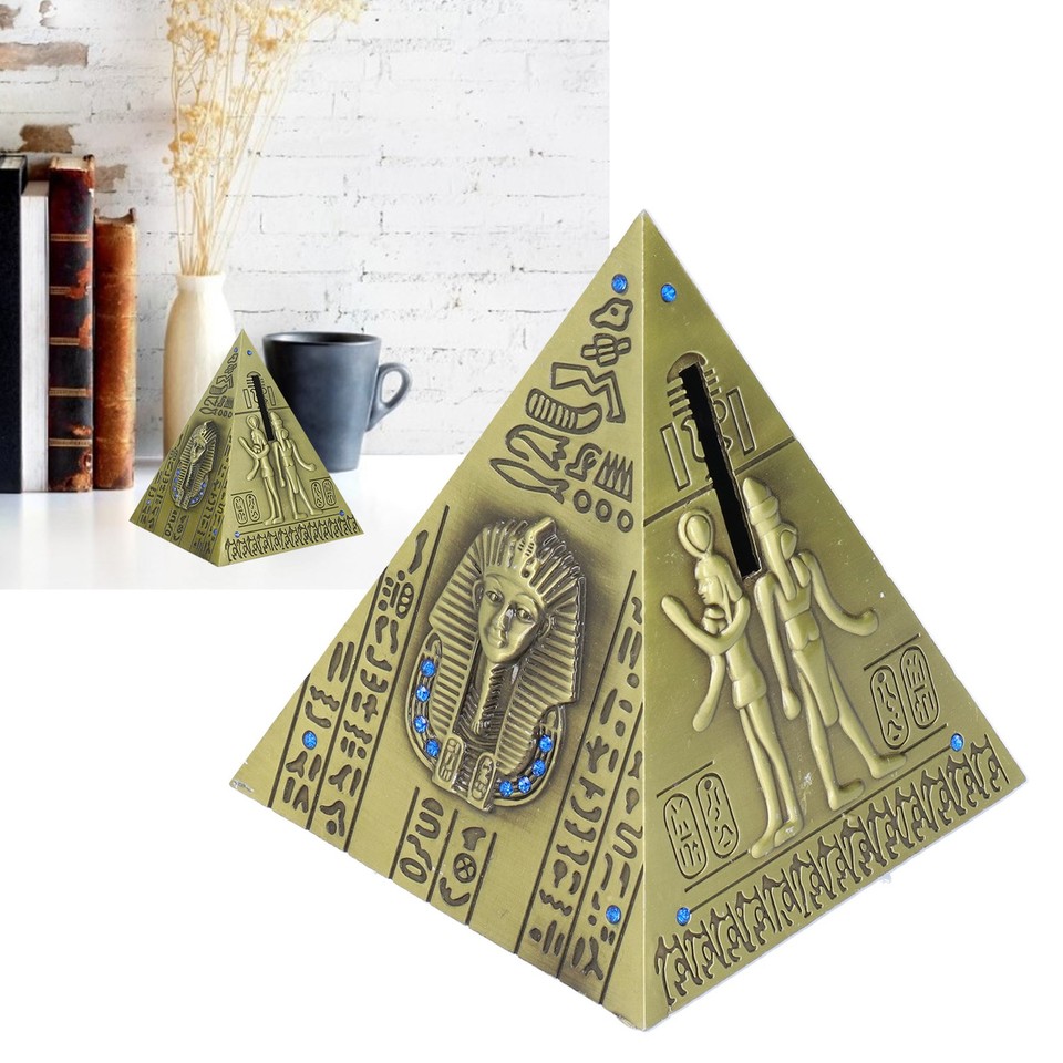 Egyptian Pyramid Model Green Bronze Large Retro Classic Exquisite ...