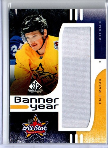 2024-25 Upper Deck SP Game Used Cale Makar Banner Year #BYAS-CM ...