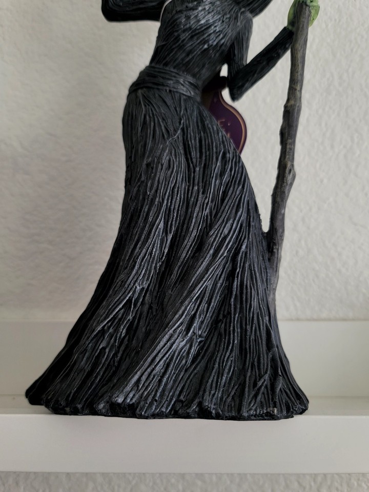 Wicked Witch Statue With Broomstick 16” Halloween Tabletop Decor | eBay