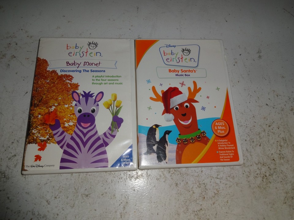 Baby Einstein. Lot Of 8 DVDs Preschool / Toddler Learning. Child ...