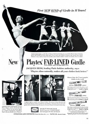 1951 LINGERIE PLAYTEX GIRDLE Genuine Vintage Print Ad Underwear Bras | eBay