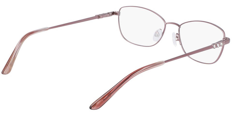 Marchon NYC Tres Jolie 191 Eyeglasses Women Rose Rectangle 51 New 100% ...