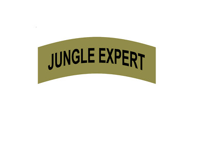 JUNGLE EXPERT Tab ACU Vinyl Window Decal/Sticker United States Army | eBay