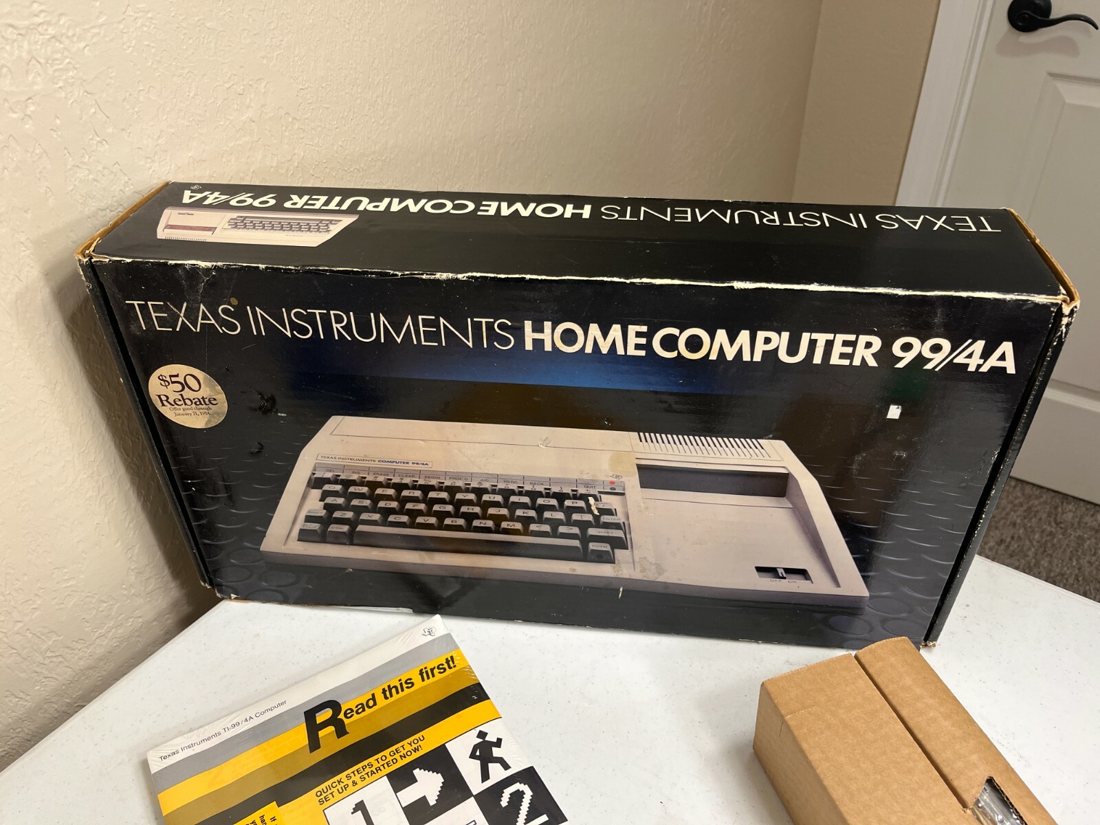 Vintage Texas Instruments TI99/4A Home Computer In Box 1982 Original ...