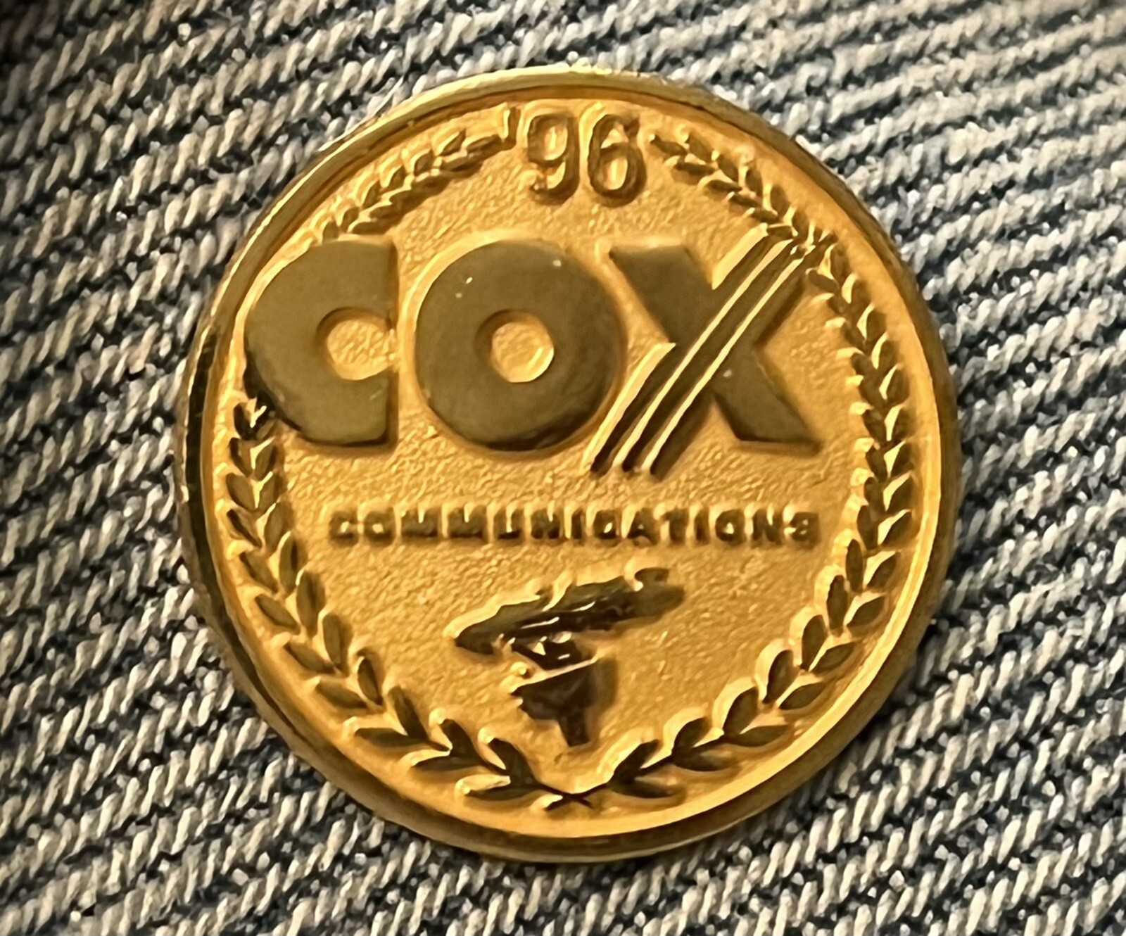 1996 Olympic Media Pin ~ Atlanta Summer Games ~ Sponsor: Cox ...