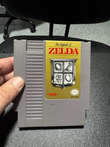Original The Legend of Zelda Nintendo NES 1987 Gray Cartridge | eBay