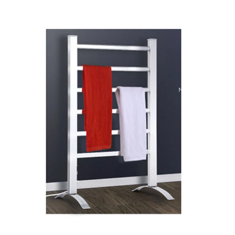 Electric Heated Towel Rail Aluminium Finish 9350062103210 | eBay