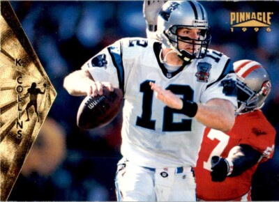 1996 Pinnacle Kerry Collins Carolina Panthers #64 NFL Football Card | eBay