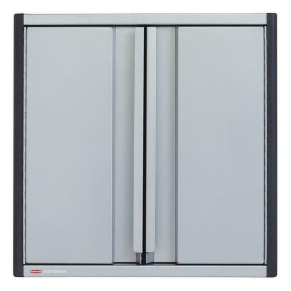 Rubbermaid FastTrack 24 inch Garage Tool Cabinet Kit Rail Storage ...