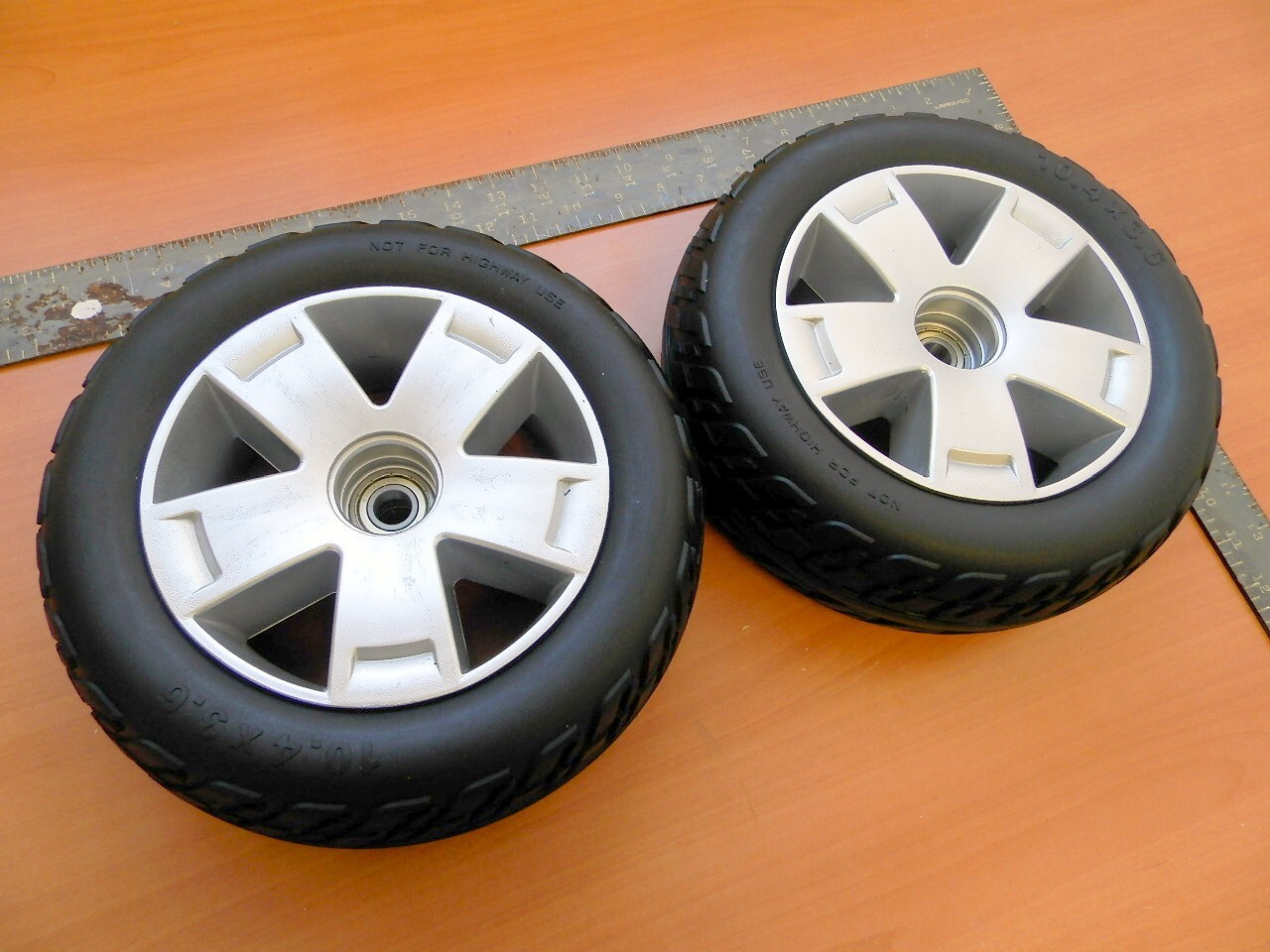 Pride Mobility Victory 10 4-wheel FRONT solid tires 10.4x3.6 ...