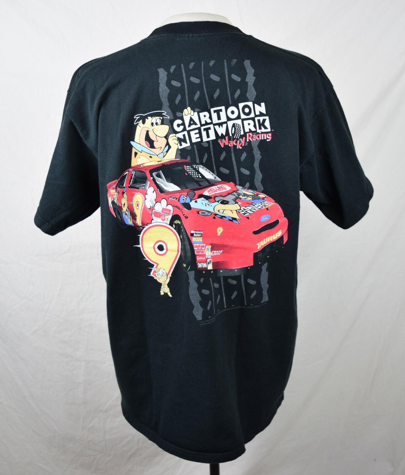 Vintage 90s CARTOON NETWORK Lake Speed Nascar T-Shirt… - Gem