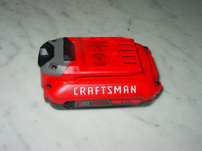 CRAFTSMAN GENUINE CMCB202 Lithium-Ion V20 2.0 AH Battery USED ...