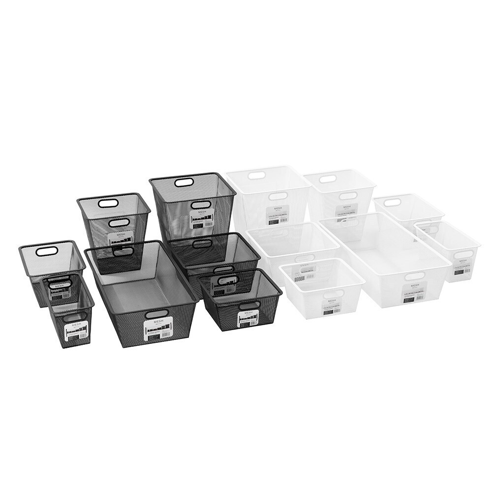 Box Sweden Mesh 33x33cm Storage Basket Home Container Bin Holder ...