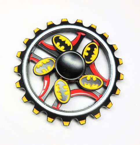 Batman Wheel Metal Fidget Spinner Finger Hand Toy Large Penguin Movie ...