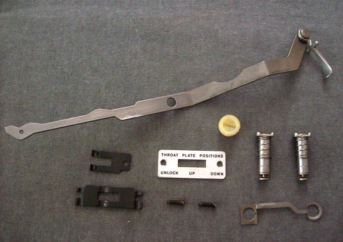 Singer 603, 600 Sewing Machine Throat Plate Position Lever, Lock Pins ...