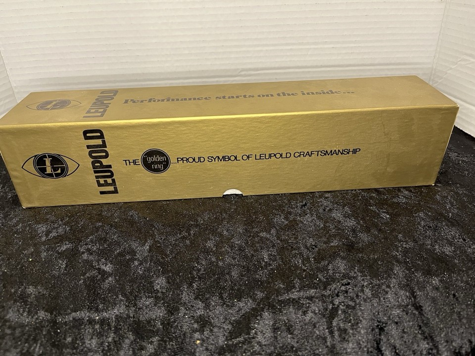 Leupold Vari-X III 3.5-10 AO Scope BOX Only w/ Inserts & Booklet ...