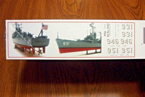 ATLANTIS MODELS USS FORREST SHERMAN DESTROYER 1/320 SCALE MODEL KIT | eBay