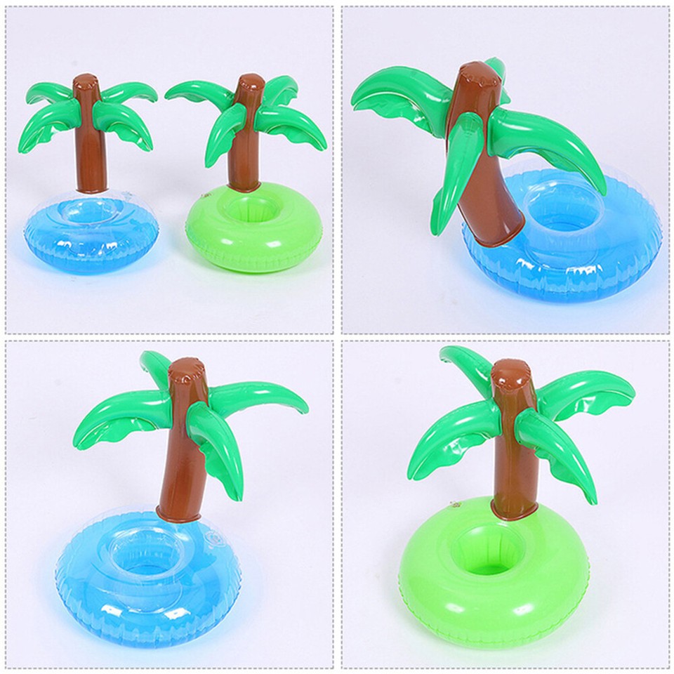 Pool Float Drink Floats Inflatable Cup Coasters Inflatable Drink ...