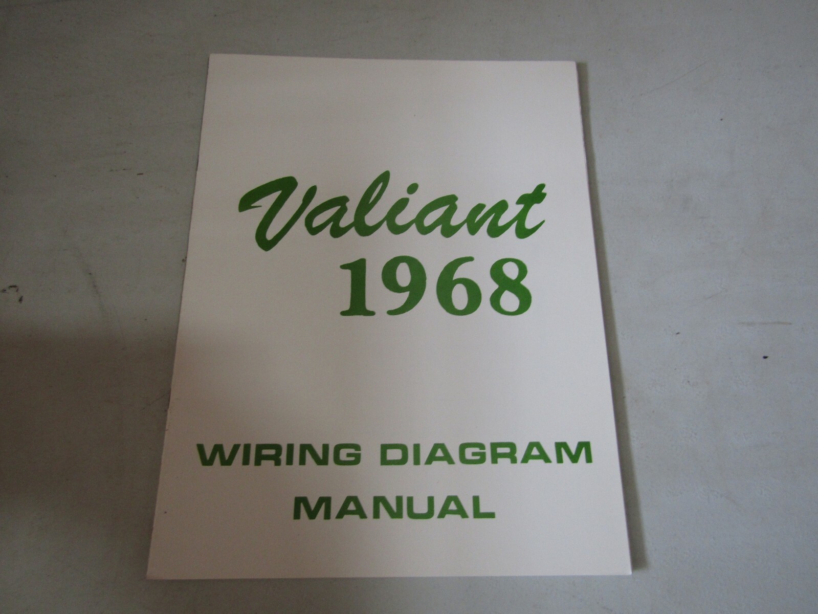 68 Valiant Wiring Diagram Manual 1968 | eBay Australia