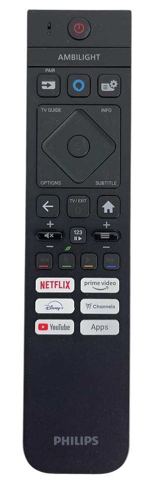 Genuine Philips Ambilight TV Remote Control for 43PUS8309/62 Smart LED ...