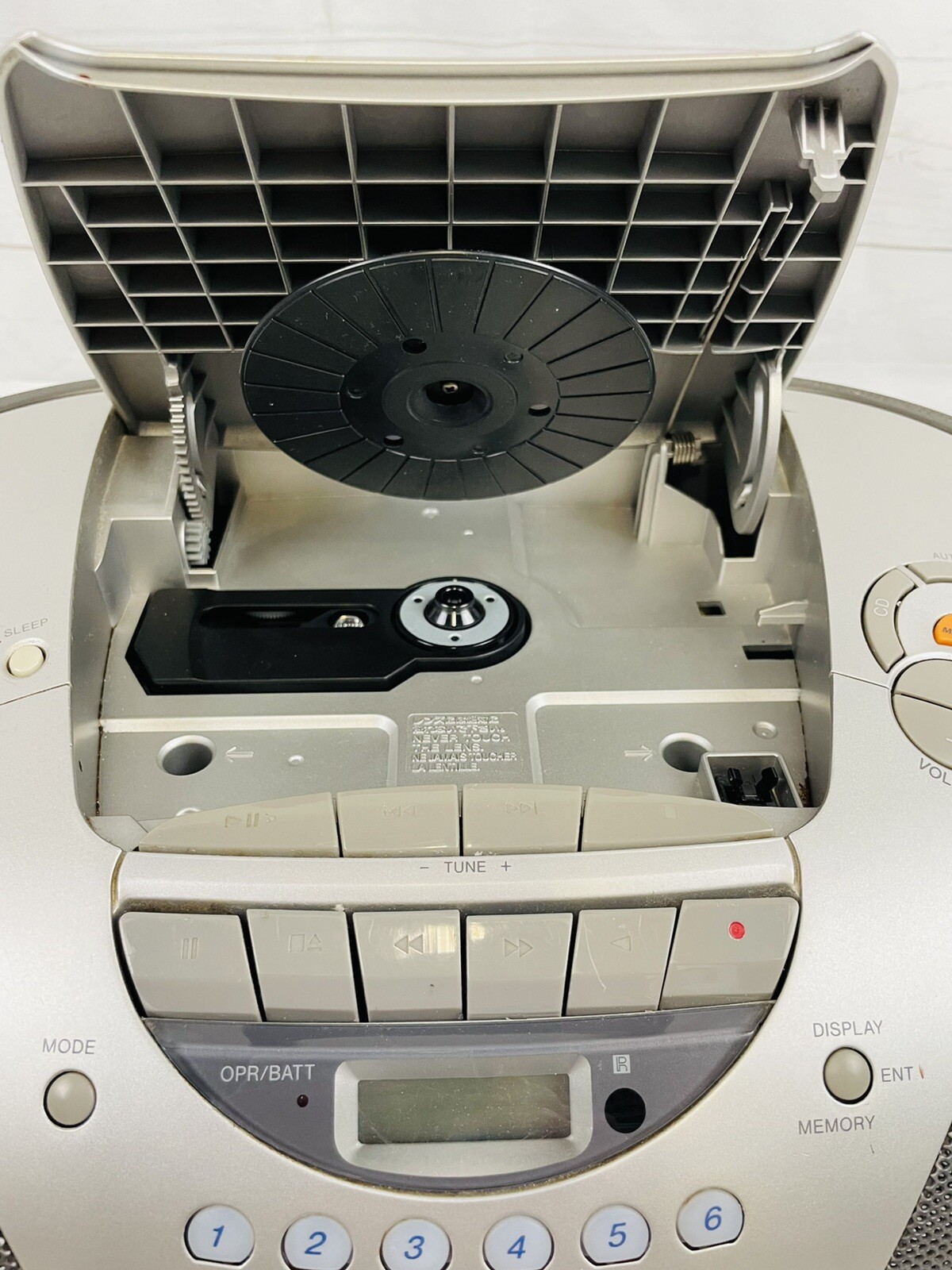 Sony CFD S300 Boombox AM/FM Radio Cassette Stereo CD Player CD-R/RW ...