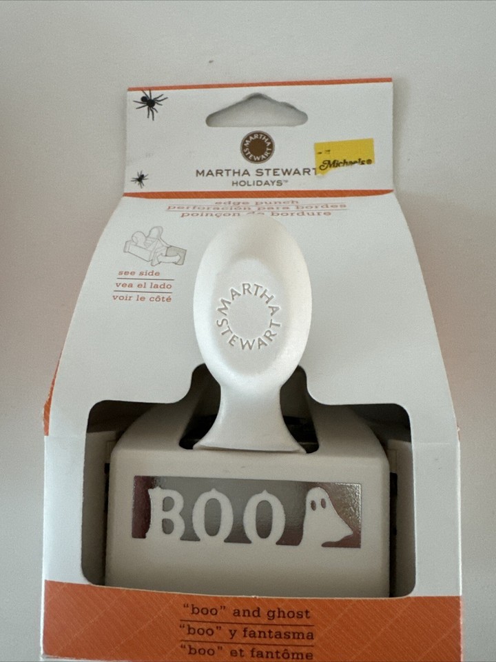 Martha Stewart Large Halloween Flying Witch Bats Pumpkin Boo Paper ...