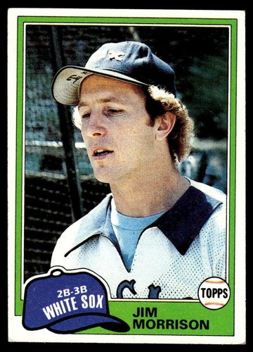 1981 Topps Jim Morrison #323 Chicago White Sox Baseball Card | eBay