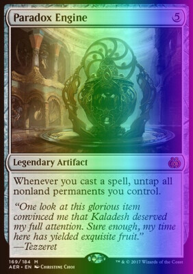 MTG Magic the Gathering Paradox Engine (169/201) Aether Revolt LP FOIL ...