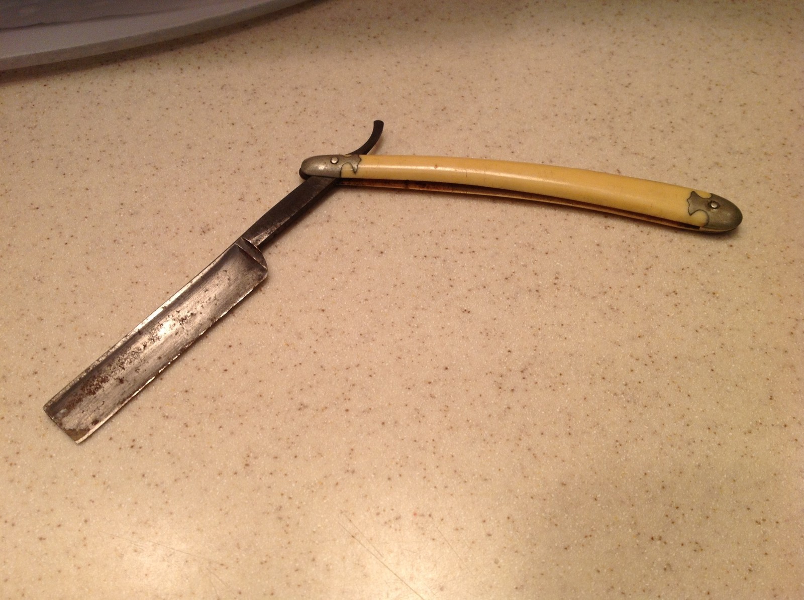 Vintage Straight Razor Men's F. A. Clauberg's Tonsorial Gem Kraut ...