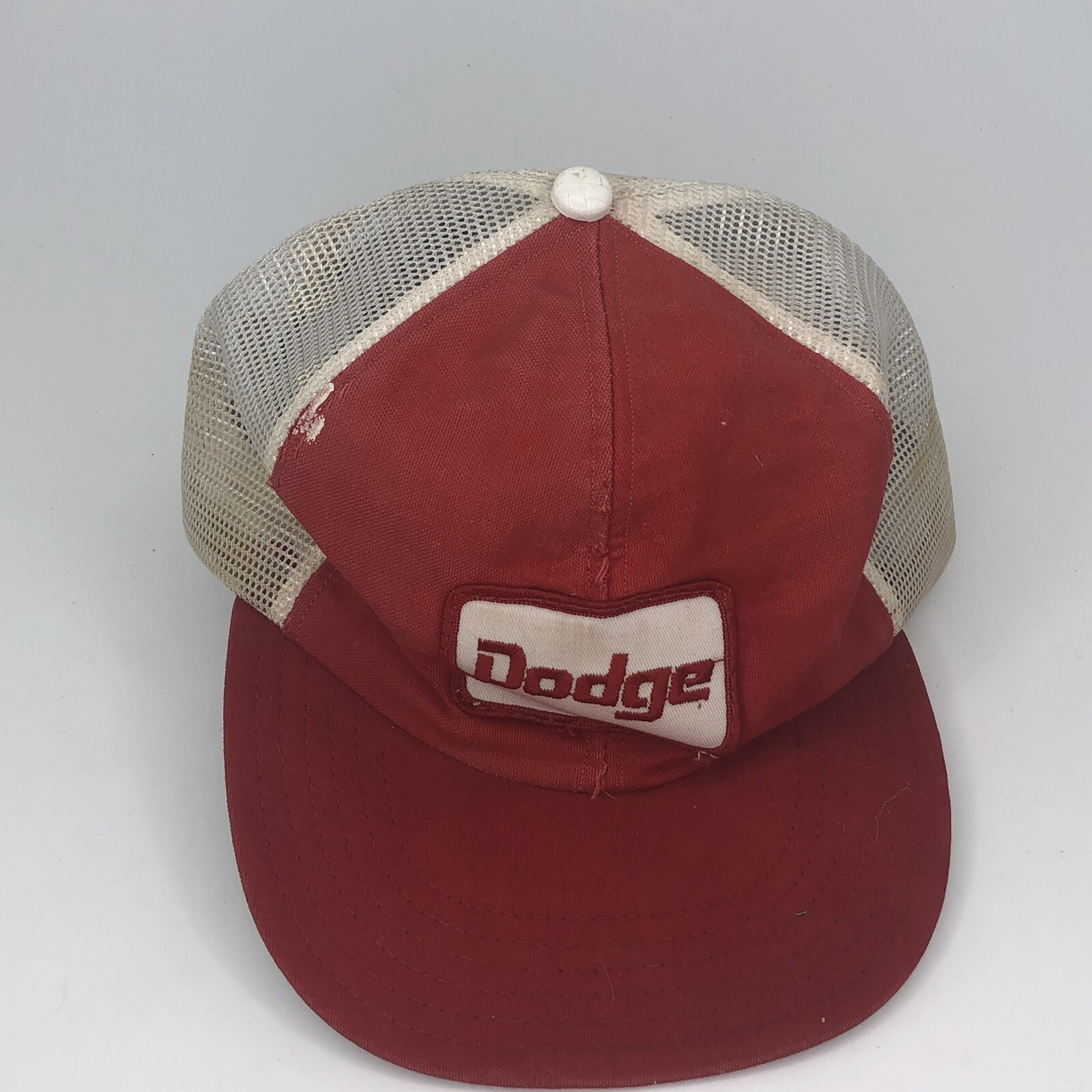 Vintage Dodge Trucker Hat Red White Rare Dodge Hat Snapback c10 | eBay