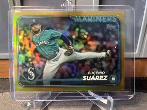2024 Topps Series 1 Gold Foil Eugenio Suarez #231 Seattle Mariners | eBay