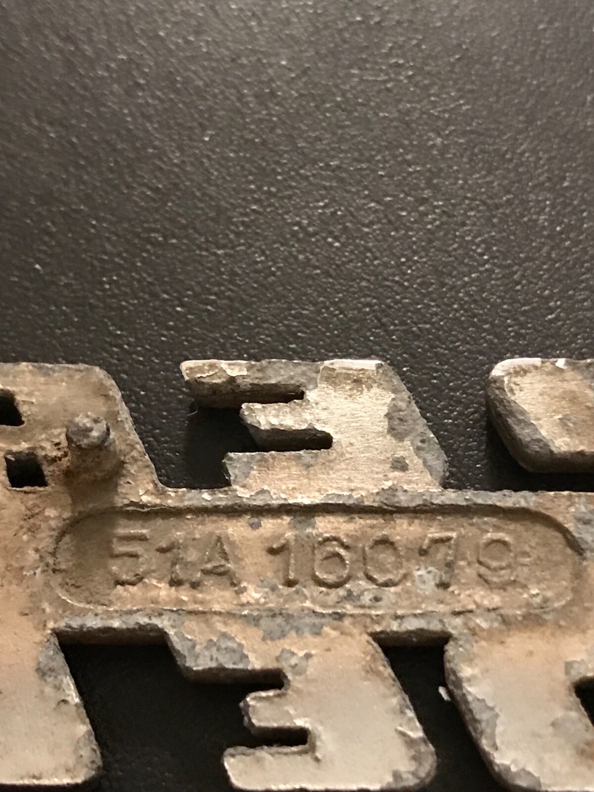 Vintage 1946-1947 Ford Super De Luxe nameplate emblem part number 51A ...