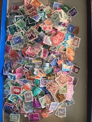 450 fine used small postage stamps mixed, best deal, free shipping in ...