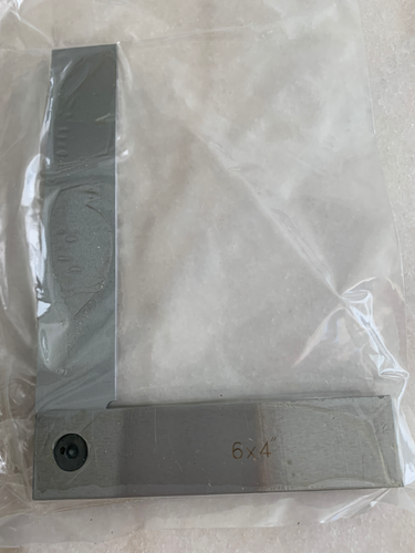 90° 6 x 4 INCH MACHINIST STEEL SQUARE | eBay