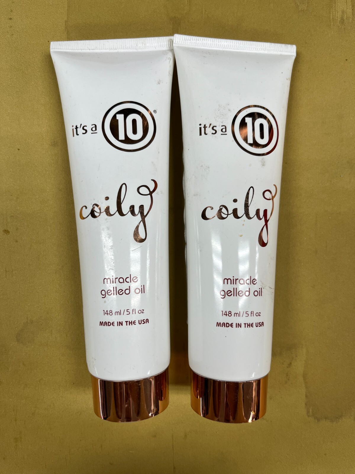 2 New It's a 10 Coily Miracle Gelled Oil - 5oz Each Tube 3474630543003 ...