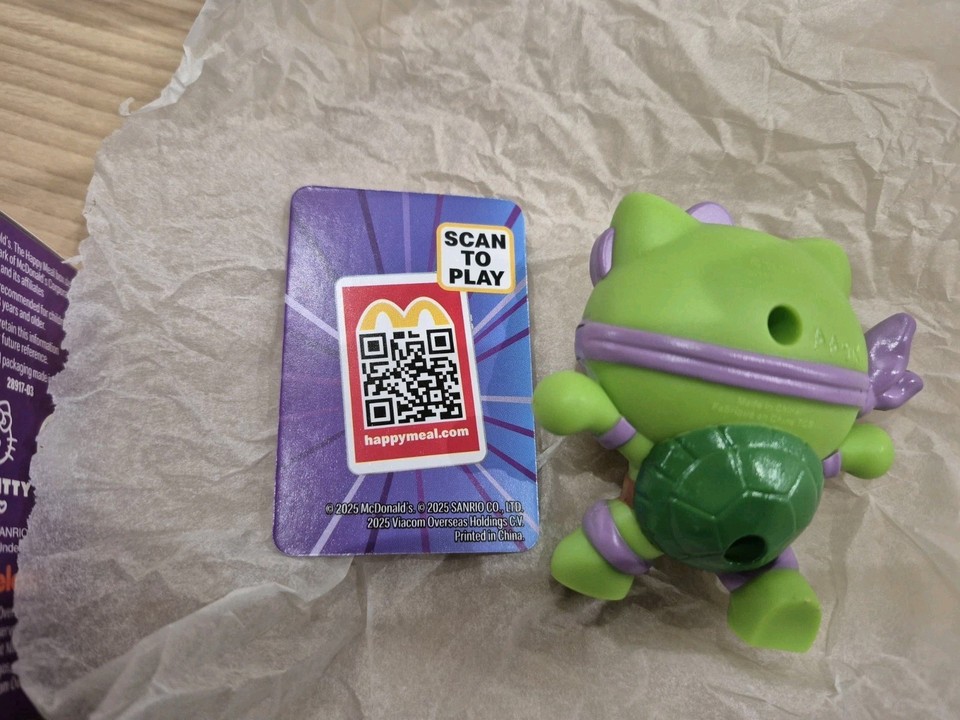 McDonald's Hello Kitty Teenage Mutant Ninja Turtles Donatello Happy ...