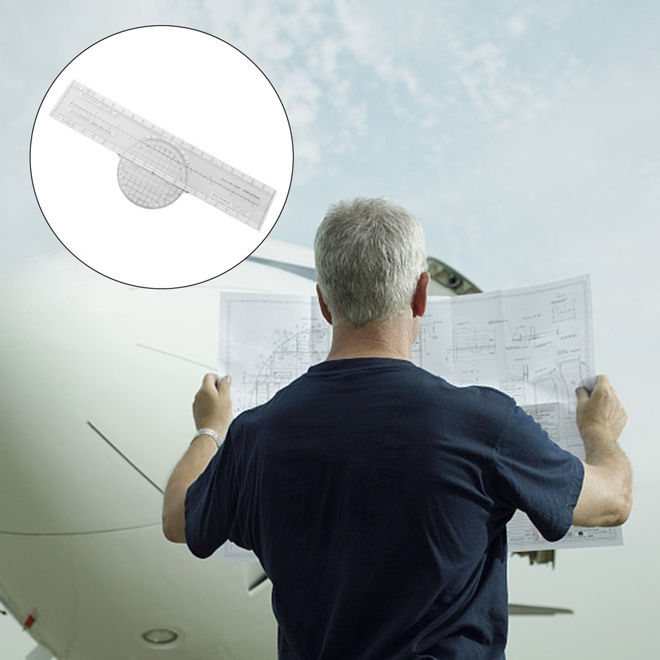 Flight Planning Slide Ruler for VFR Charts with Easy Handling and ...