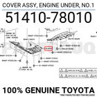 5141078010 Genuine Toyota COVER ASSY, ENGINE UNDER, NO.1 51410-78010 | eBay