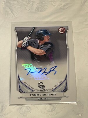 2014 Bowman Tommy Murphy Prospect Auto Autograph Rockies | eBay