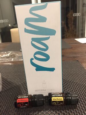 doTERRA Roam USB Diffuser With 5ml Red Mandarin, 5ml Yellow Mandarin | eBay