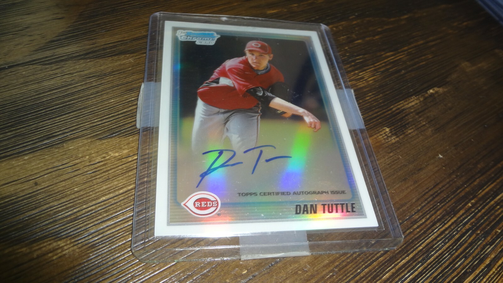2010 BOWMAN CHROME BCP193 DAN TUTTLE #478/500 AUTOGRAPHED BASEBALL CARD ...