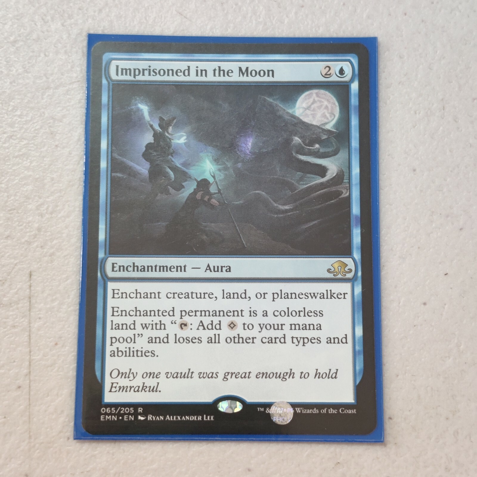 MTG EMN Eldritch Moon IMPRISONED IN THE MOON Magic The Gathering mint ...