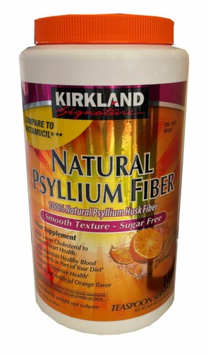 Kirkland Signature Natural Sugar Free Psyllium Fiber, 360 Doses ...