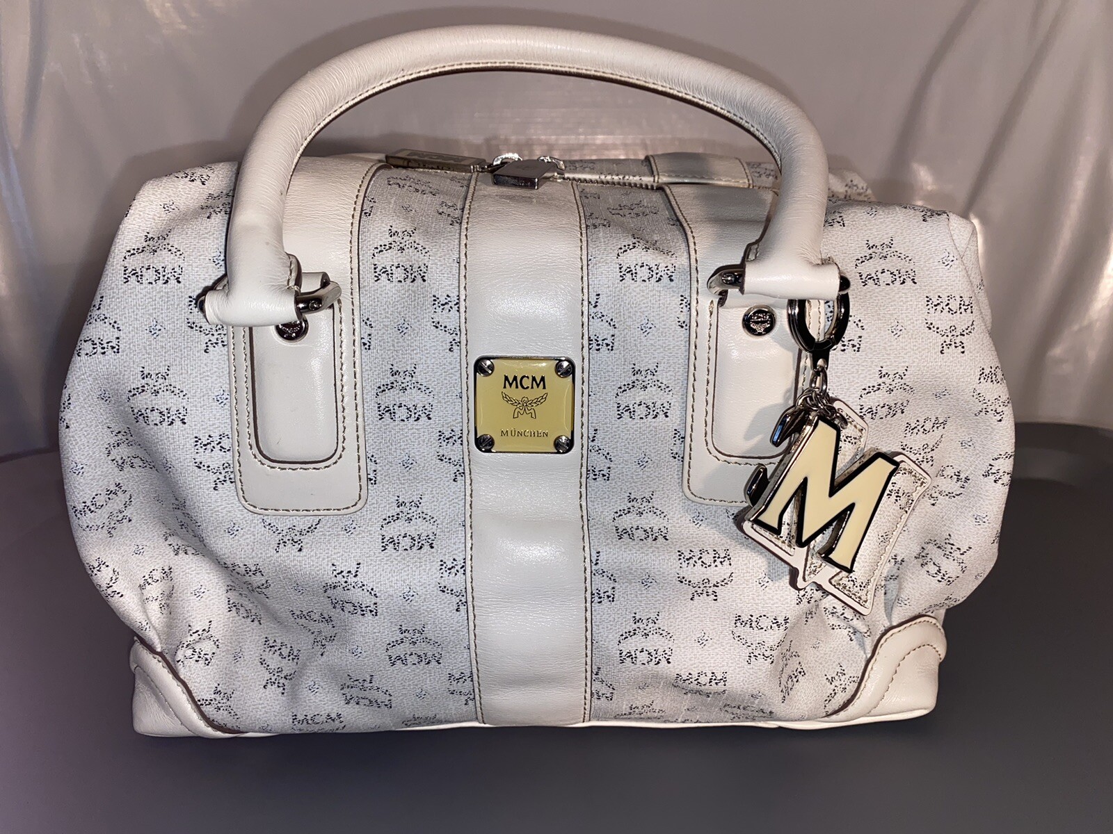 Authentic MCM White Dot Matrix Logo/Certificate of Au… - Gem